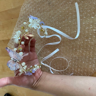 Butterfly Crown Headband Baby Butterfly Garden Crown Gold - Etsy