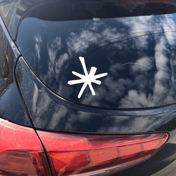 Asterisk Vinyl Decals - Etsy