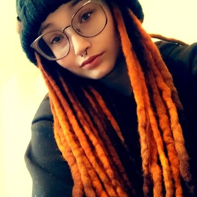 Dread Beads Autumn Lotus Golden Leaves for Dreadlocks & - Etsy