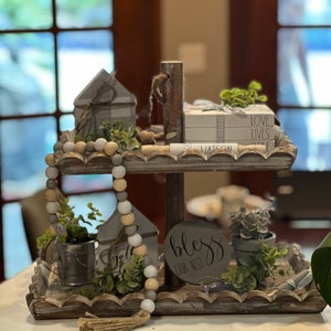 Tier Tray Decor Bundle Tiered Tray Decor Bundle Summer Tier Tray Decor ...