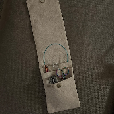 Project Bag. Work in Progress Project Bag With Zipper. Yarn Organizer ...