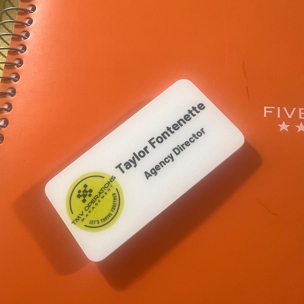 Magnetic Name Tags - Logo Name Badges for Work - Industry Name Tags ...