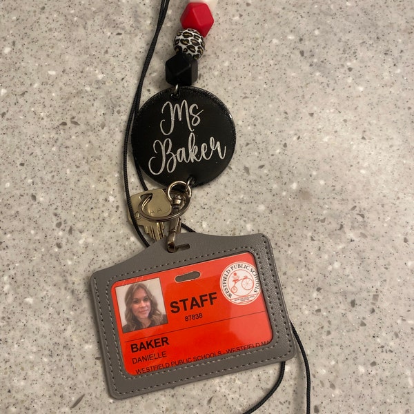 Design Your Own School Themed Lanyard, Personalized School/teacher ...