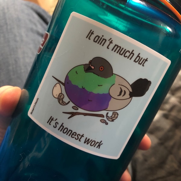 Timberdoodle Sticker | Funny Vinyl Weatherproof Water Bottle ...