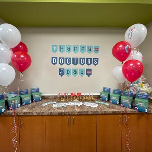 Printable Happy Doctors Day Banner, National Doctors Day Banner ...