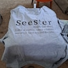 Seester Noun Shirt, Seester Definition T-shirt, Gift for Sister, Best ...