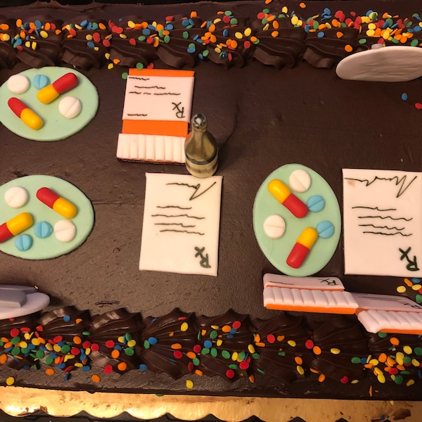 Doctor /pharmacy Fondant Handmade Cupcake Toppers Made by ...