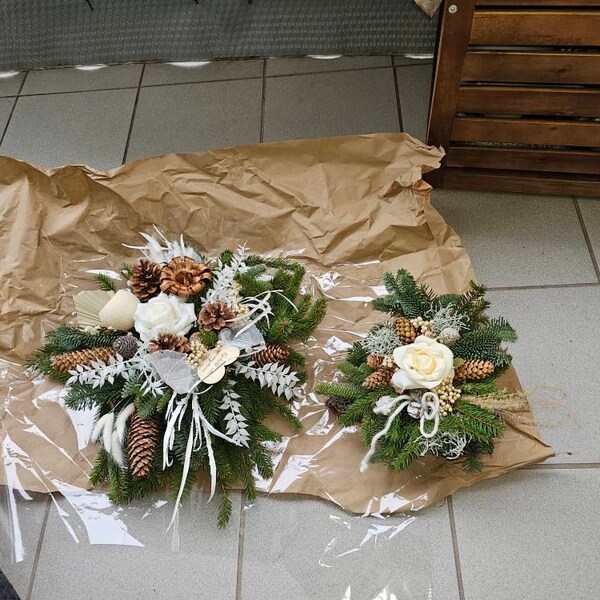 Herz Frische Blumen Trauerschmuck Trauergesteck Eukalyptus Rosen ...