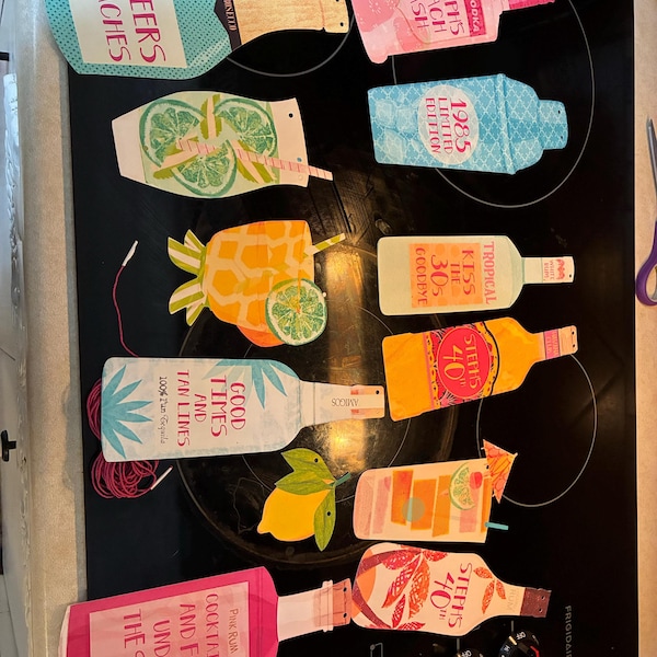 Gin Banner - Birthday Decorations for 30th, 40th, 50th, 60th, 70th ...