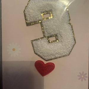 Number Patches 3 Inch Iron on Number Patch Iron on Patch Custom Patch ...