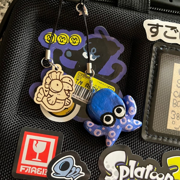 Splatoon 3 Little Buddy Smallfry Small Fry Mini Wood Phone Charms ...