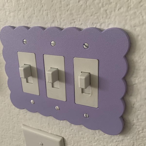 Pastel Green Rounded Corner Light Switch Cover Double Rocker Custom ...