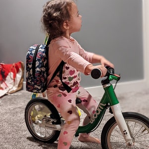 Kids Backpack Personalized Cotton Helicopter Backpack for - Etsy