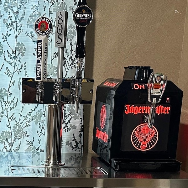 Custom Personalized Beer Tap Handle Bar Man Cave Bar Kegerator NAVY ...