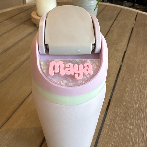 Daisy Owala Reusable Adhesive Name Plate Owala Topper 16 Oz 24 Oz 32 Oz ...