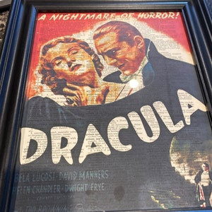 Dracula 1931 Movie Poster Bela Lugosi Vampire Bram Stoker | Etsy