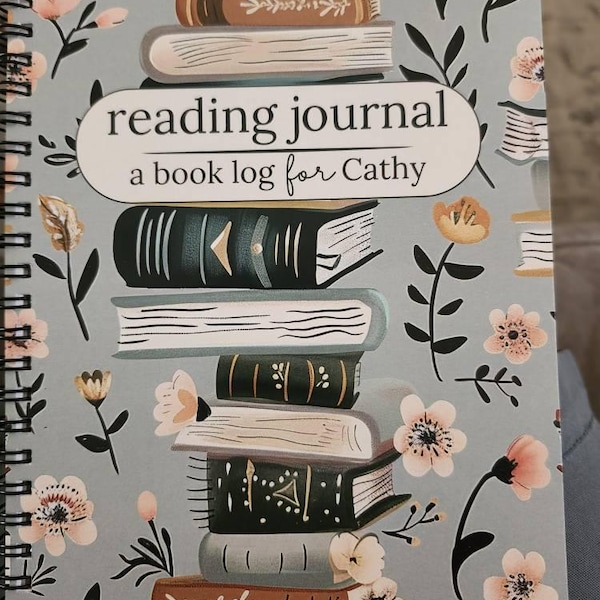 Custom Reading Journal, Book Log Review Journal, Reading Tracker ...