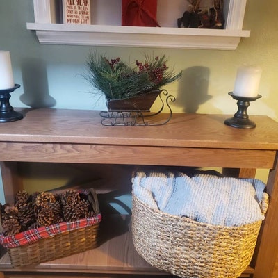 Side Table Solid Wood Modern Farmhouse Console Entryway Table, Dining ...