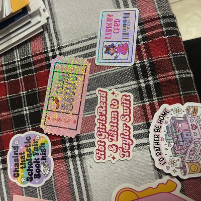 Hand Necklace Sticker Kindle Sticker Bookish Sticker Book Lover Sticker ...