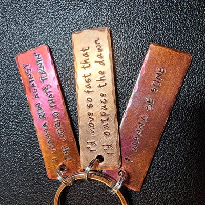 Custom Cowboy Keychain, Saying or Quote of Your Choice - Etsy