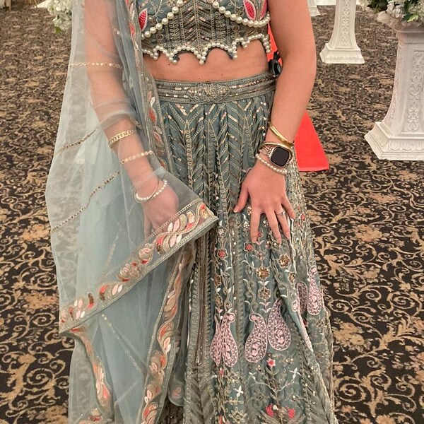 Infuse Your Wardrobe With Grace of Chinon Jacket Lehenga Choli Ready to ...