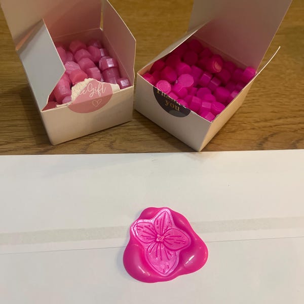 Moon Rose Wax Seal Stamp, Pearl Stamp, Sea Snail Wax Seals for ...