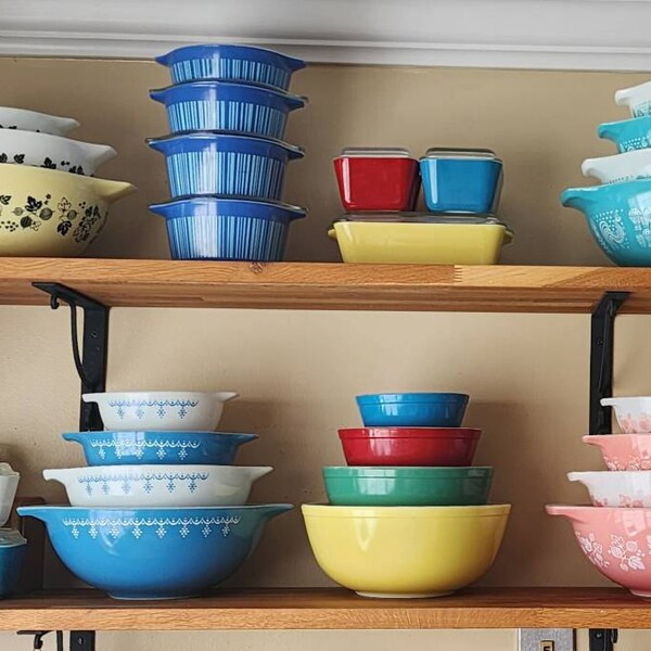 Set of 3 Pyrex Cinderella Mixing Bowl Display Stands Risers 3D Printed ...