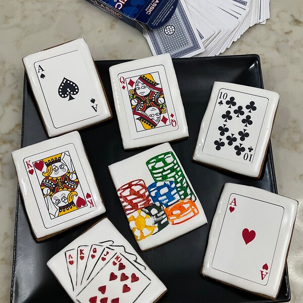 Edible Pre Cut Playing Cards, Poker Cards - Etsy