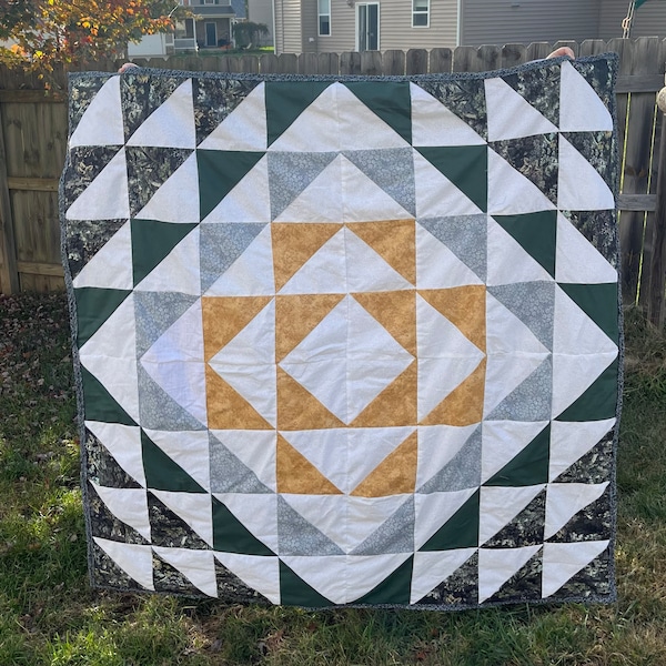 Atlantic Quilt Pattern + Tutorial PDF - Etsy