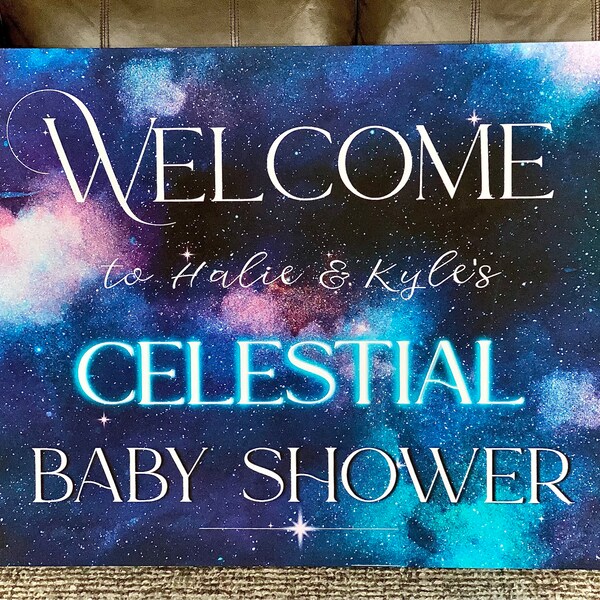 Cosmic Welcome Sign, Zodiac Astronomy Sign, Galactic Welcome, Space ...