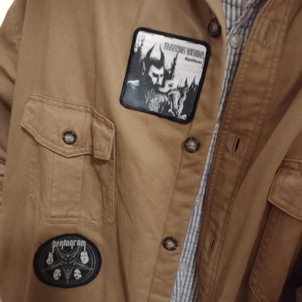 Weedeater-god Duck and Good Speed Embroidered Woven Patch-sludge Stoner ...