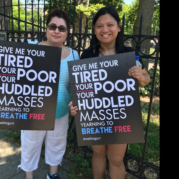 Pro Immigrant Sign PRINTABLE | Protest Sign, Immigration Ban Protest ...