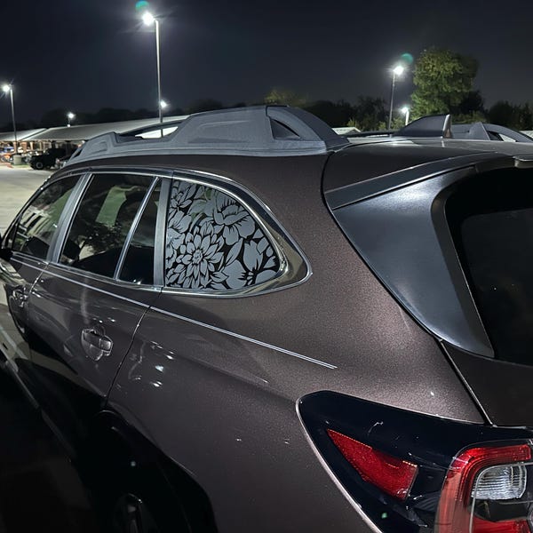 Fits 2018-2023 Subaru Crosstrek Rear Side Windows Mountain Tree Outdoor ...