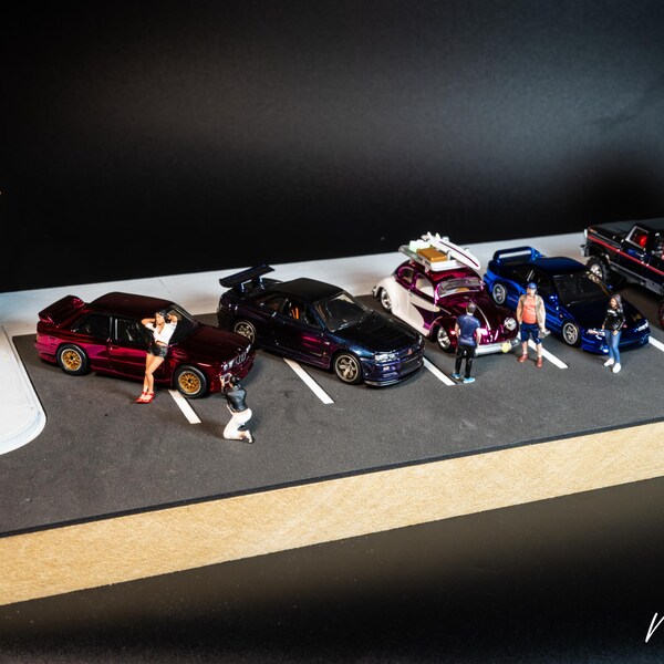 1/64 Parking Lot Desk Diorama - Etsy
