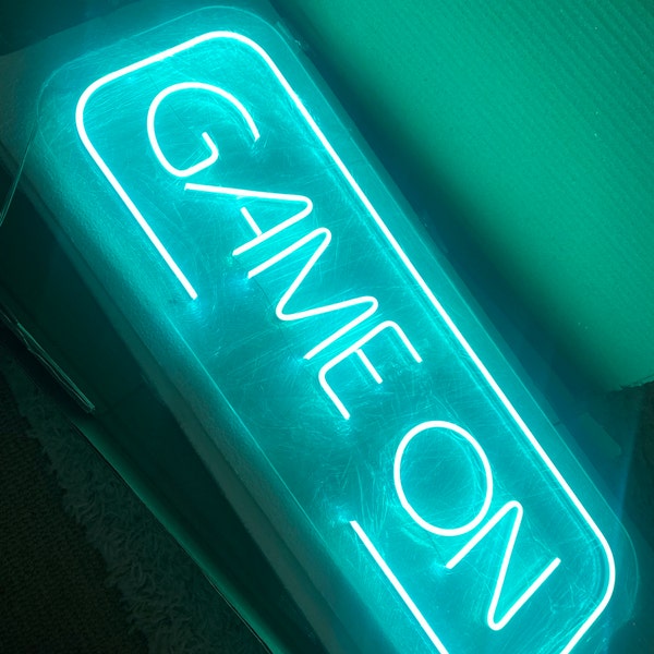 Game on Neon Sign,game on Neon Light,game on Room Decor,game on Led ...