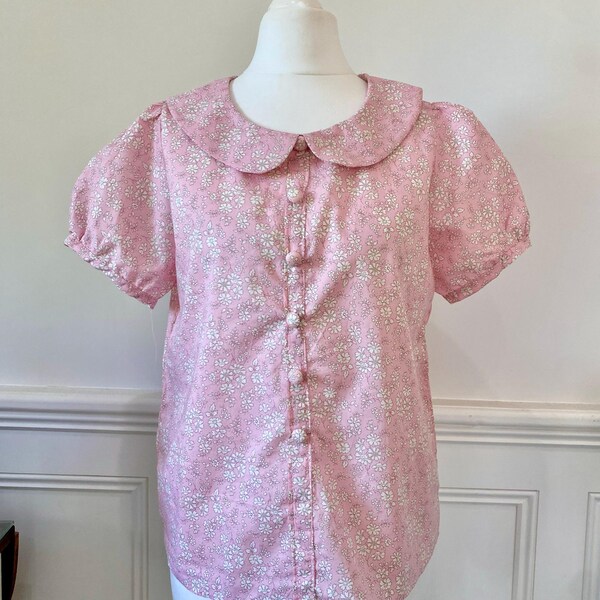 5 Buttons Covered With Liberty of London - Capel Pink Powder - Etsy