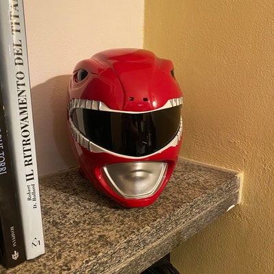 Red Ranger Mmpr Helmet free Shipping - Etsy