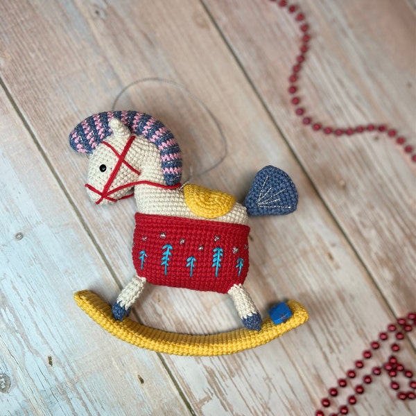 Crochet Pattern Rocking Horse | Amigurumi Crochet | PDF Pattern ...