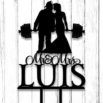 Weight Lifting Cake Topper Crossfit Cake Topper Fitness Cake - Etsy