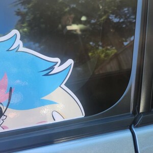 Allan Smiling Friends Sticker Mirror Front Facing Allan Waterproof ...