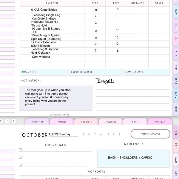Digital Habit Tracker, Goodnotes Template, Digital Planner for Ipad ...