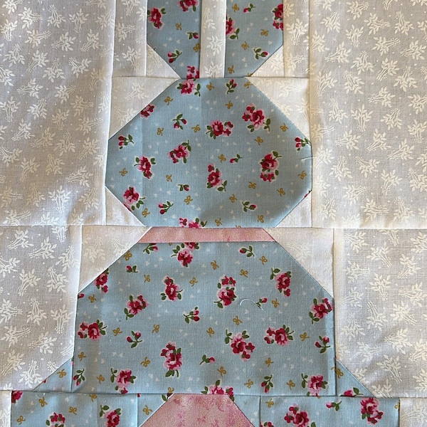 Bunny Rabbit Quilt Pattern | Country Bunnies Quilt Pattern PDF | the ...