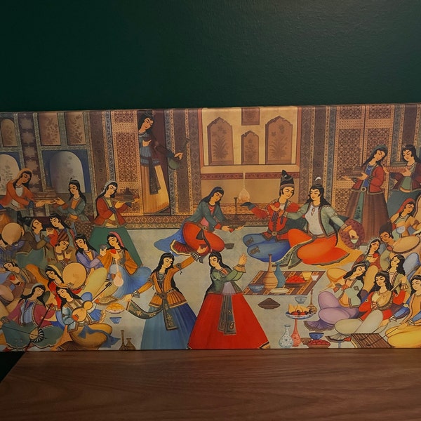 Persian Miniature From Khamsa of Nizami Possibly the Work of Behzad ...