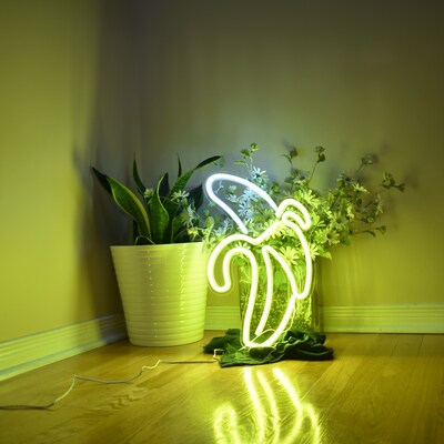 Large Banana Neon Light LED Sign Lights for Wall Mount - Etsy