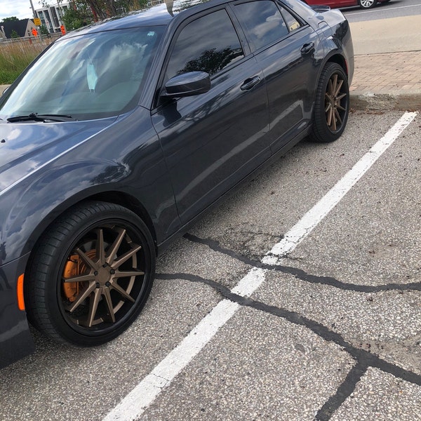 2X Low Car Outline Stickers - for Chrysler 300 / 300C 2nd Gen (2011 ...