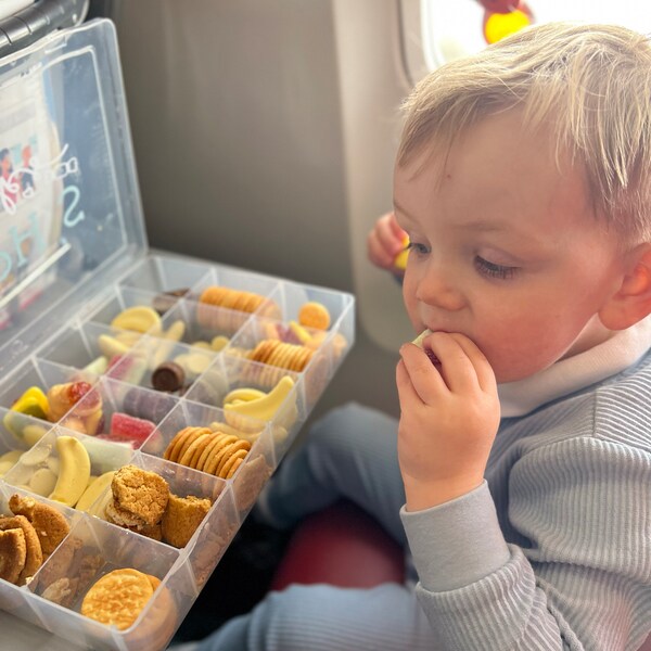 Personalised Travel Snacks Box | FOOD SAFE | Plane Snacks | Road Trip ...