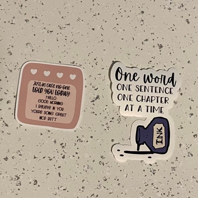 Positivity/mental Health Water-resistant Die-cut Vinyl - Etsy