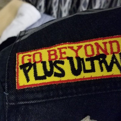 Go Beyond Plus Ultra Patch Made in USA 4 X 1.5 Anime Patch Hero Patch ...