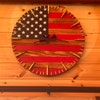 American Flag Clock,rustic USA Clock,patriotic Wall Clock,usa Flag ...