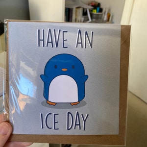 Birthday Card Cute Card Penguin Card Pun Card Card for - Etsy